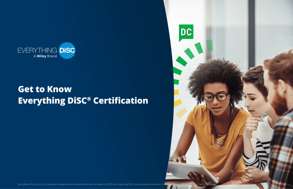 Everything DiSC® Certification Program-5.12 Solutions
